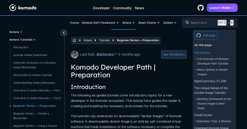 Beginner Tutorials: Komodo Developer Path